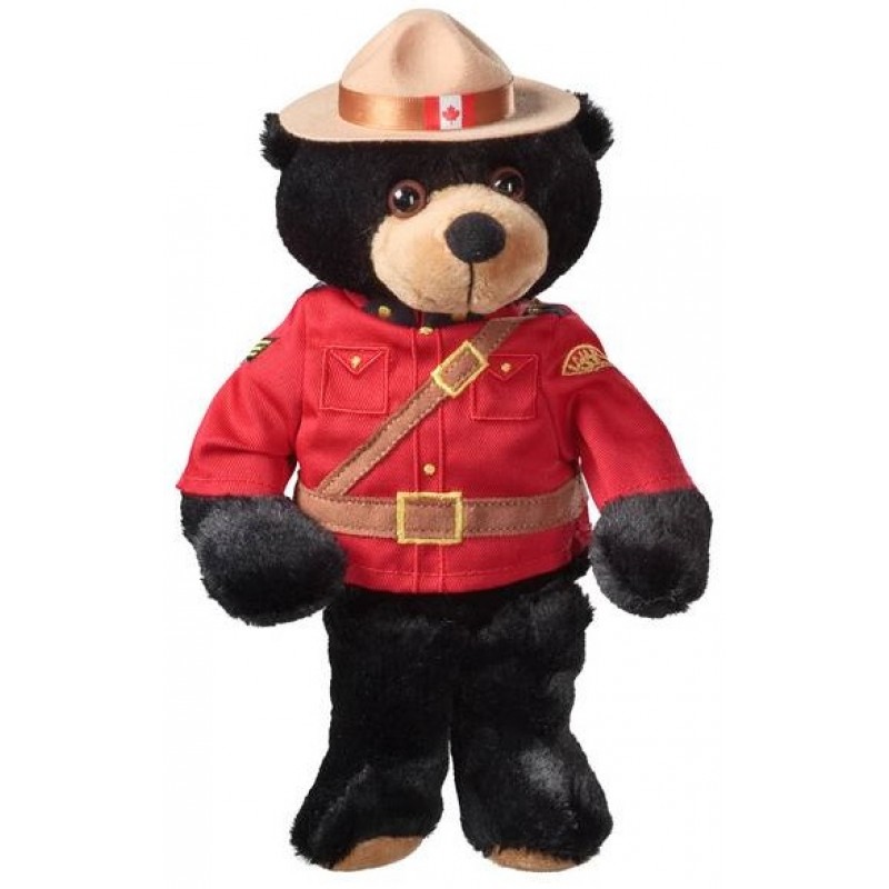 RCMP 11" BLACK BEAR SERGEANT PLUSH TOY