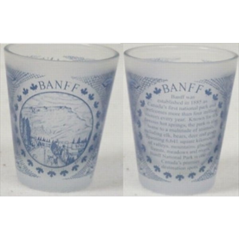 SHOT GLASS BANFF HISTORY