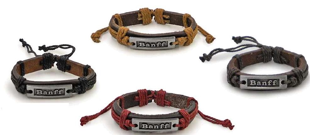 BRACELET LEATHER BANFF - Souvenirs