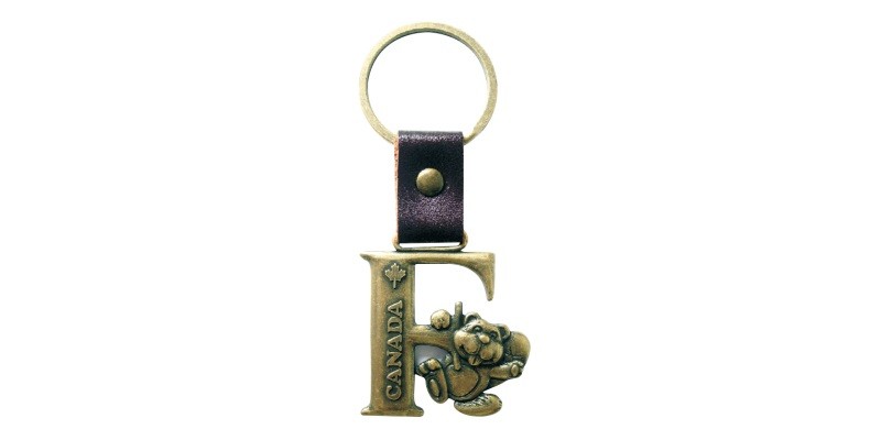 LETTER F KEYCHAIN - Souvenirs