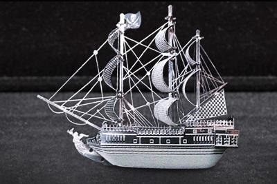 3D METAL MODEL PIRATE SHIP - 3D Metal Models - Toys & Games